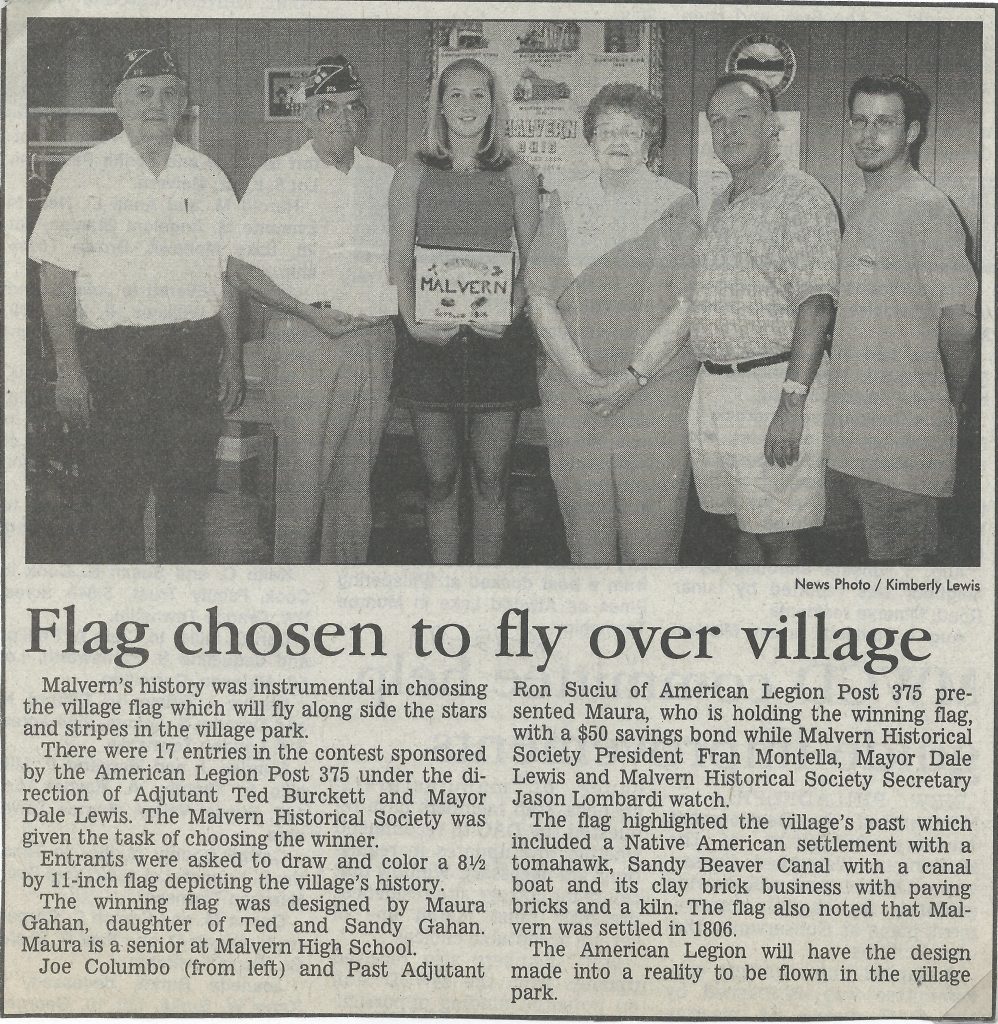 1999 Malvern Flag Contest Submissions Available to Pick Up – Malvern ...